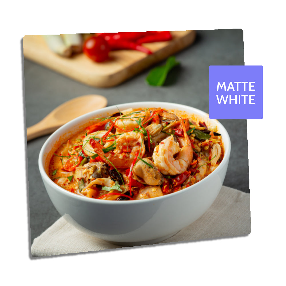 HD MATT WHITE 1.0mm Aluminium Sheets - 6" x 6" (15.2cm x 15.2cm) - Pack of 10 | Customizable ...