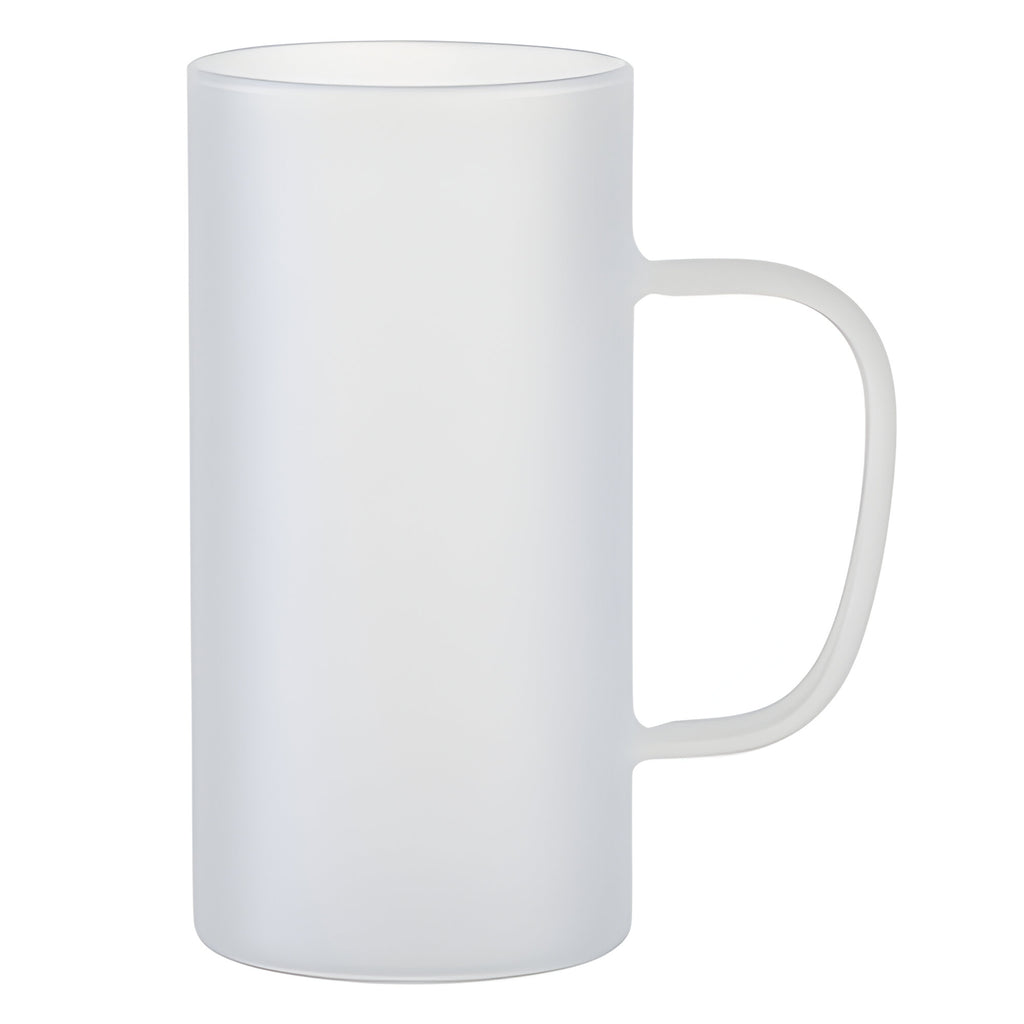 Mugs - Glass - FROSTED - Box of 2 x 22oz SLIM Handle Beer Steins ...