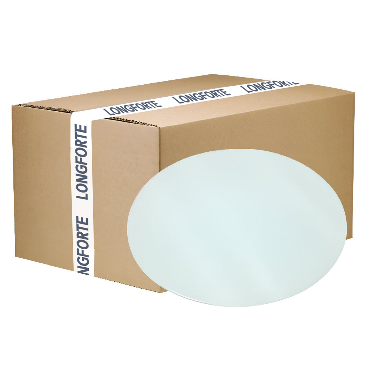 FULL CARTON - 20 x Cutting Boards - Glass - ROUND - 20 x 20 ...