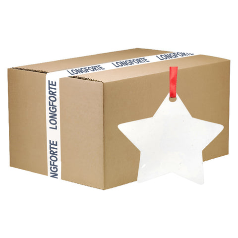FULL CARTON - (100 PIECES) MDF Hanging Ornament - Star | Longforte ...