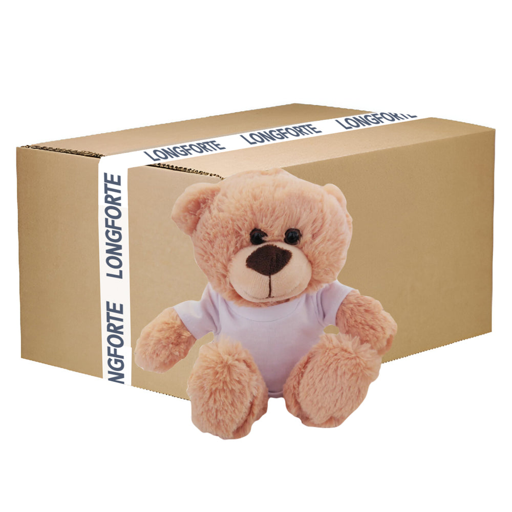 FULL CARTON - 50 x Cream Teddy Bears with Printable T-Shirt | Dye ...