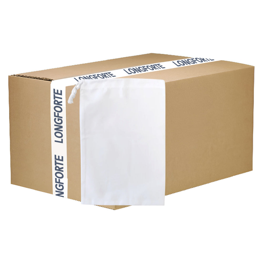 FULL CARTON - 100 x Premium Drawstrings with Stopper - Canvas - White ...