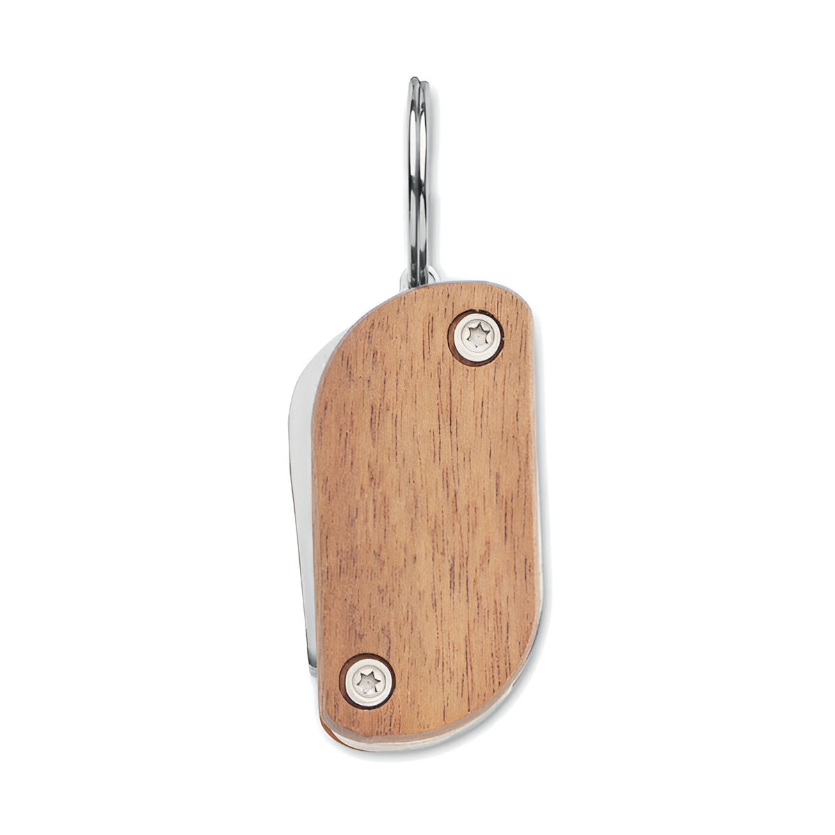 Engravable Acacia 7-in-1 Keyring Multi-Tool Gadget | Longforte