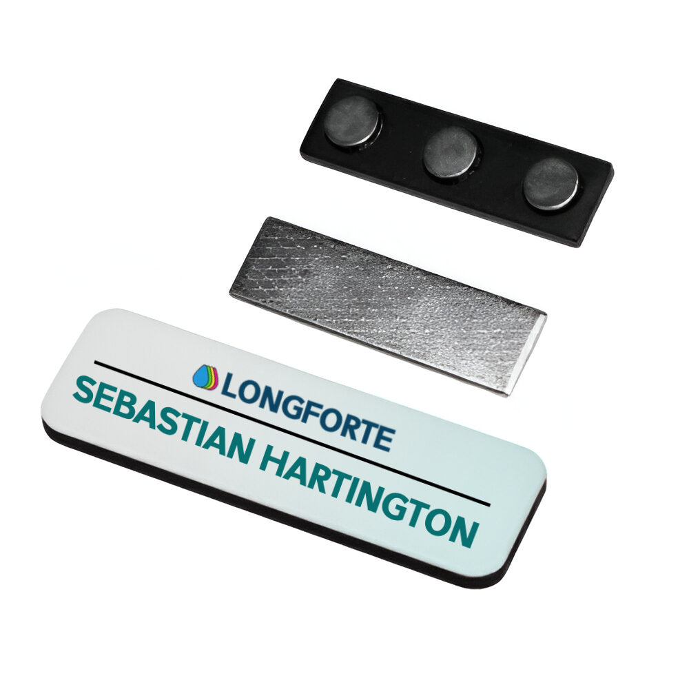 Small Sublimation Rectangular Name Badge - Hardboard | Longforte ...