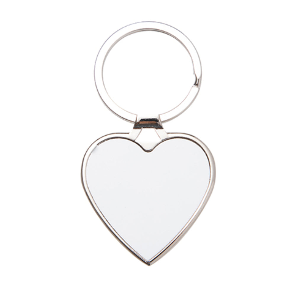 10 x Hanging Heart Sublimation Metal Keyrings with Gift Boxes ...