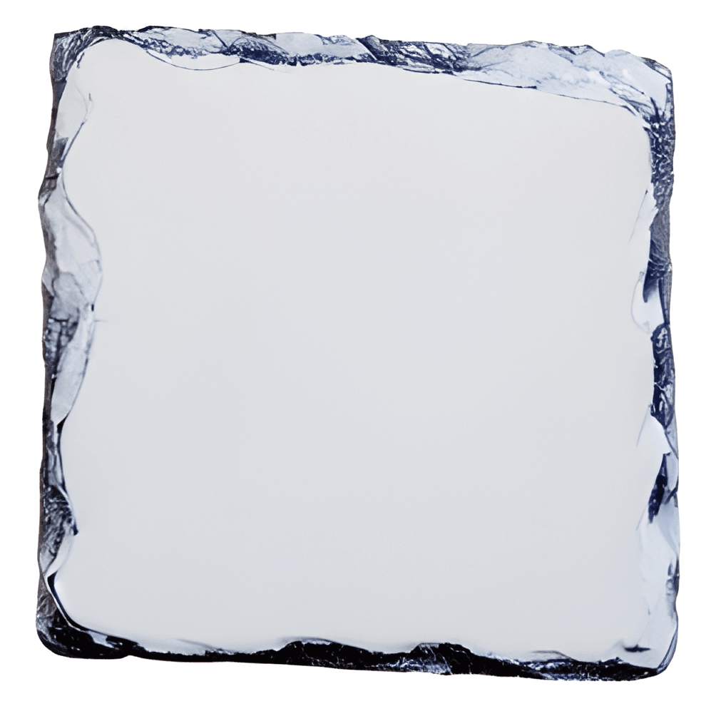 9cm x 9cm Sublimation Photo Slate Coaster with Natural Edge | Longforte ...