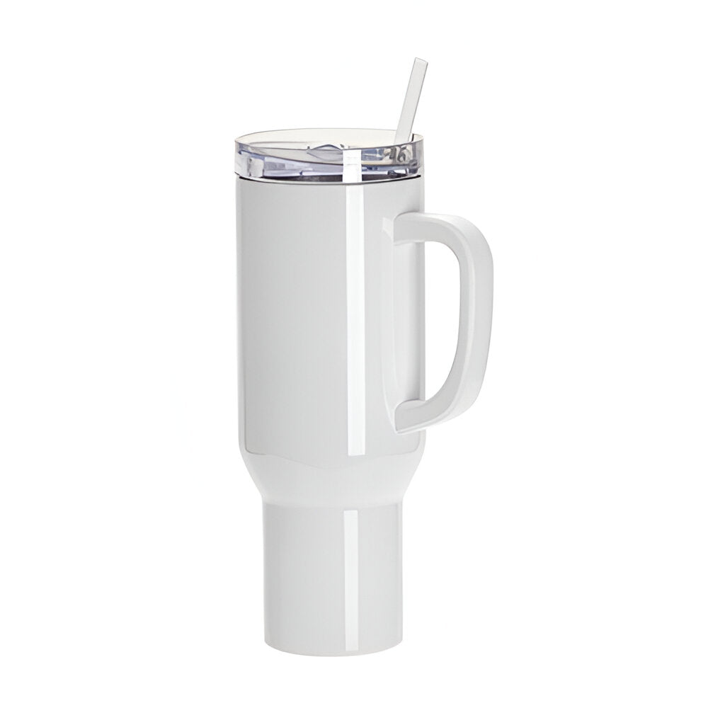 Mugs - STAINLESS STEEL - Premium 40oz TUMBLER with Lid and Straw ...