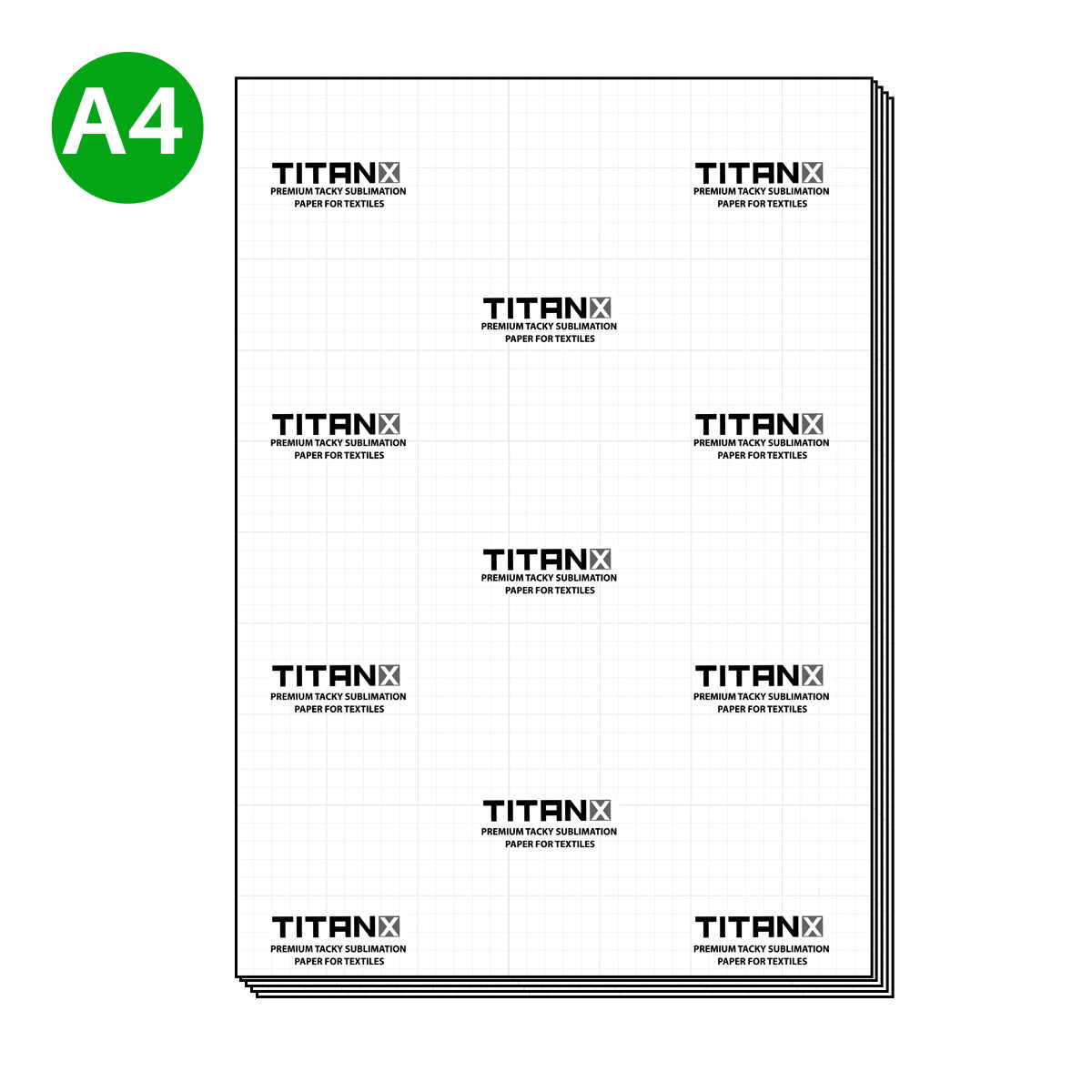 Titan X ® Premium HIGH TACKY Sublimation Paper - A3 (100 Sheets) | Dye ...