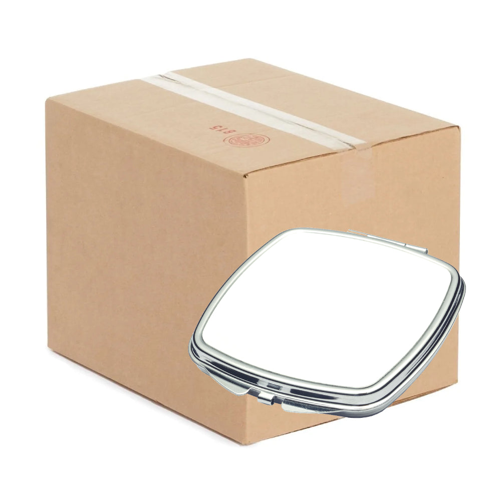 FULL CARTON - 200 x Compact Mirrors - Curved Square | Customizable ...