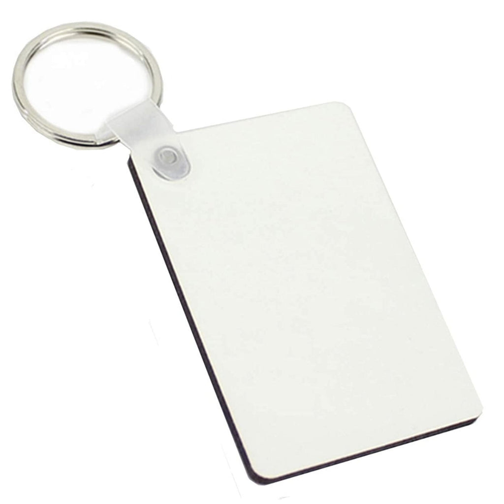 FULL CARTON - 200 x MDF Keyrings - Double-Sided - Rectangle | Wholesale ...