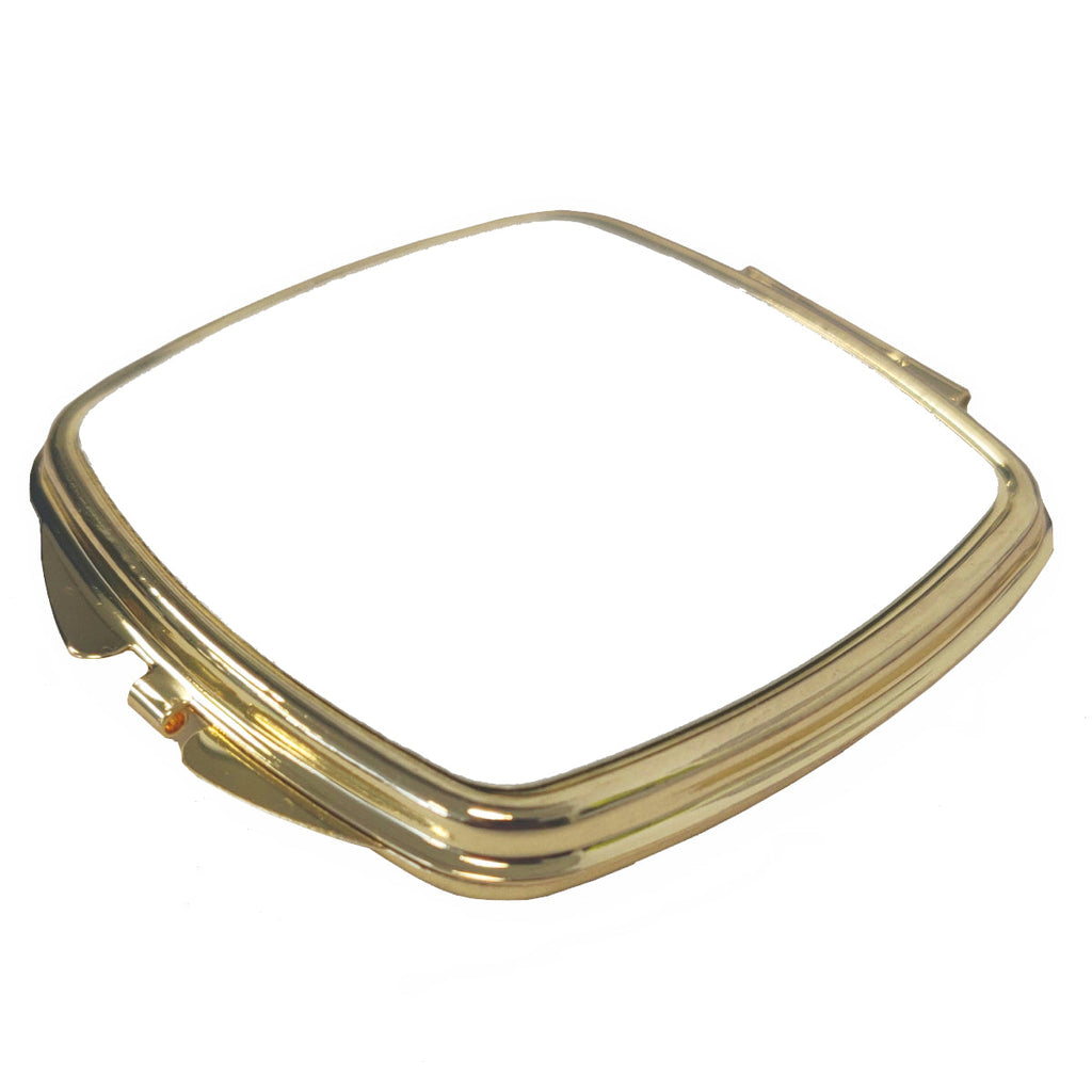 FULL CARTON - 200 x Compact Mirrors - Deluxe CLASSIC GOLD - Curved ...