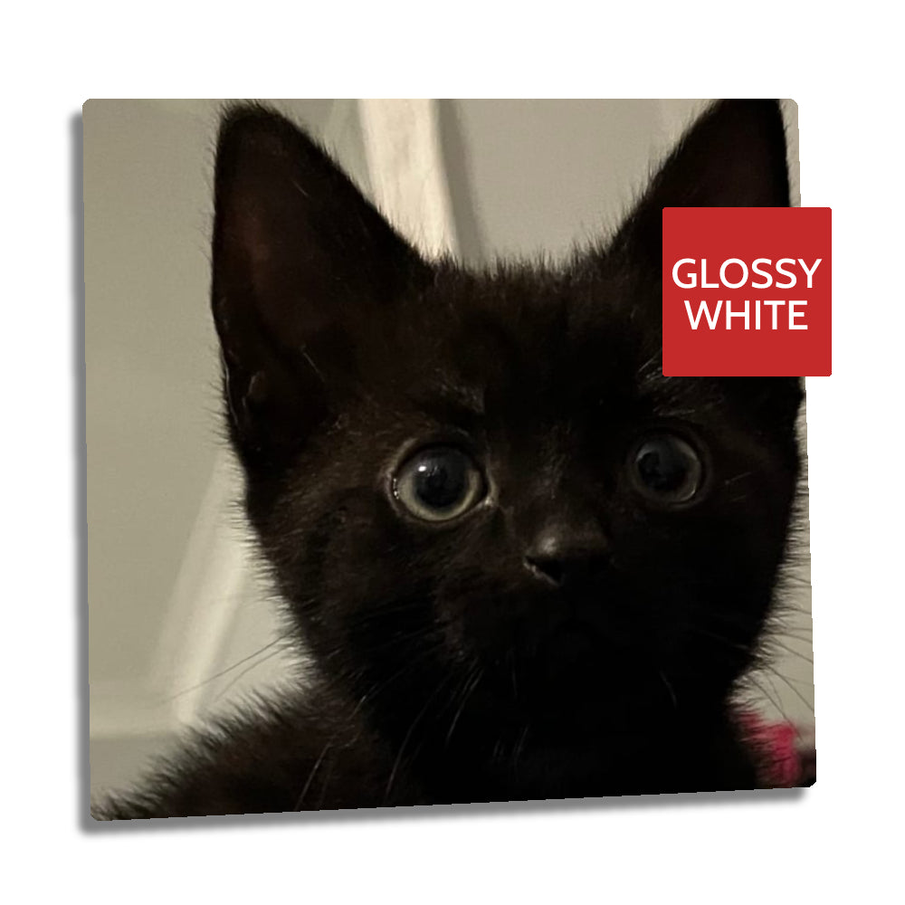 Ultra HD GLOSS WHITE 1.15mm Aluminium Sheets - 11.8" x 11.8" (30cm x ...